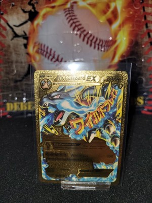 M Charizard EX Gold Metal Pokémon Card Fan Art/Collectible | eBay