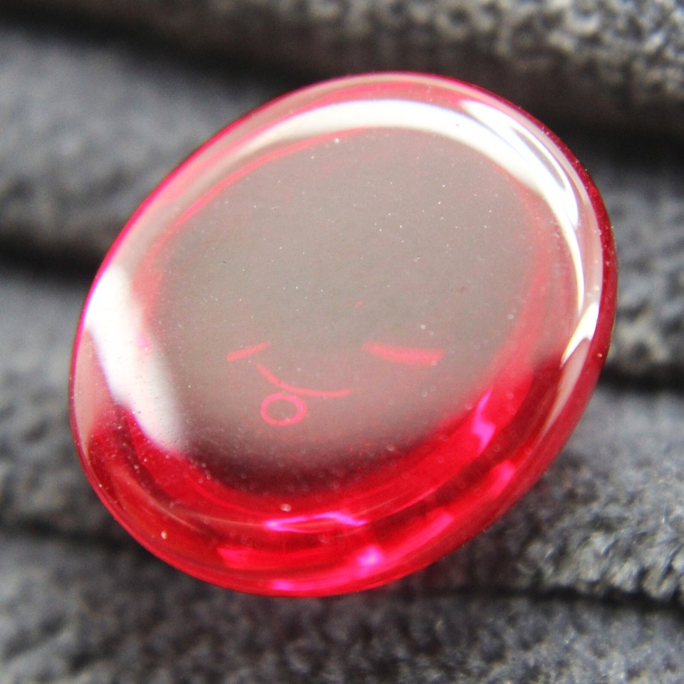 11.7 Ct Certified Red Ruby Cabochon Shape Loose Gemstones | eBay Australia