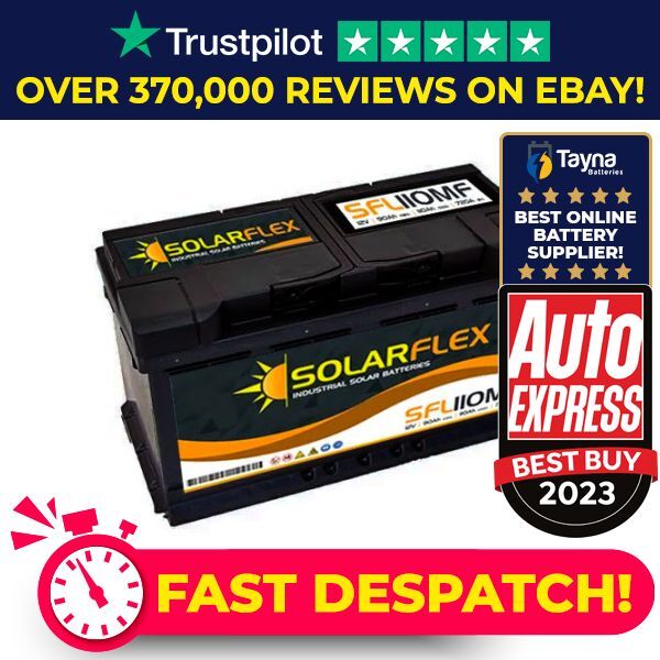 SuperBatt CB110 Deep Cycle 110AH Leisure Caravan Battery for sale ...