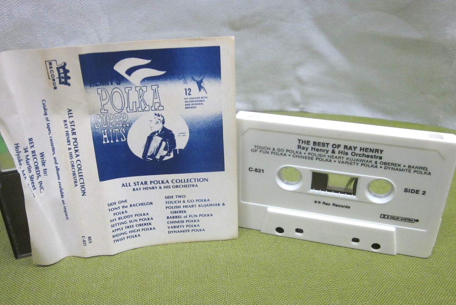 RAY HENRY Orchestra cassette tape Greatest Hits polka Polish Heart ...