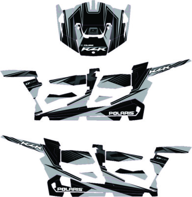 D'COR RZR Graphics Kits Silver/Black 20-60-119 | eBay