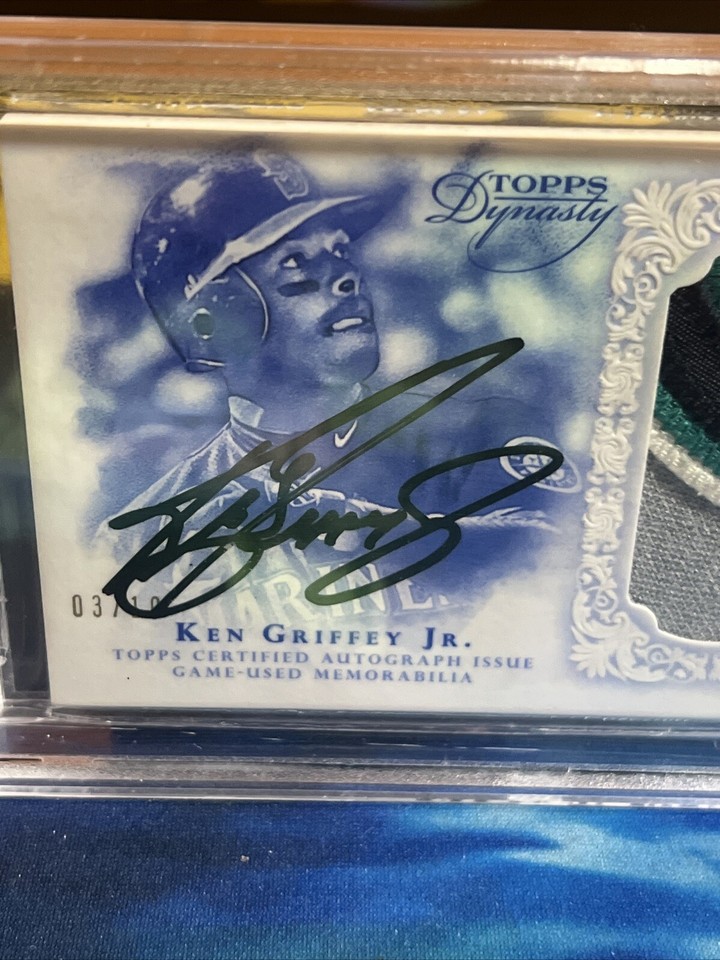2015 Topps Dynasty Ken Griffey Jr /10 Patch Auto Ap-kg1 Beckett 9.5 ...