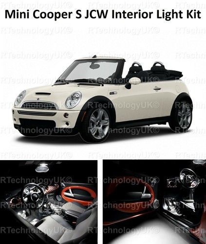PREMIUM MINI COOPER S JCW R52 CONVERTIBLE INTERIOR WHITE FULL UPGRADE ...