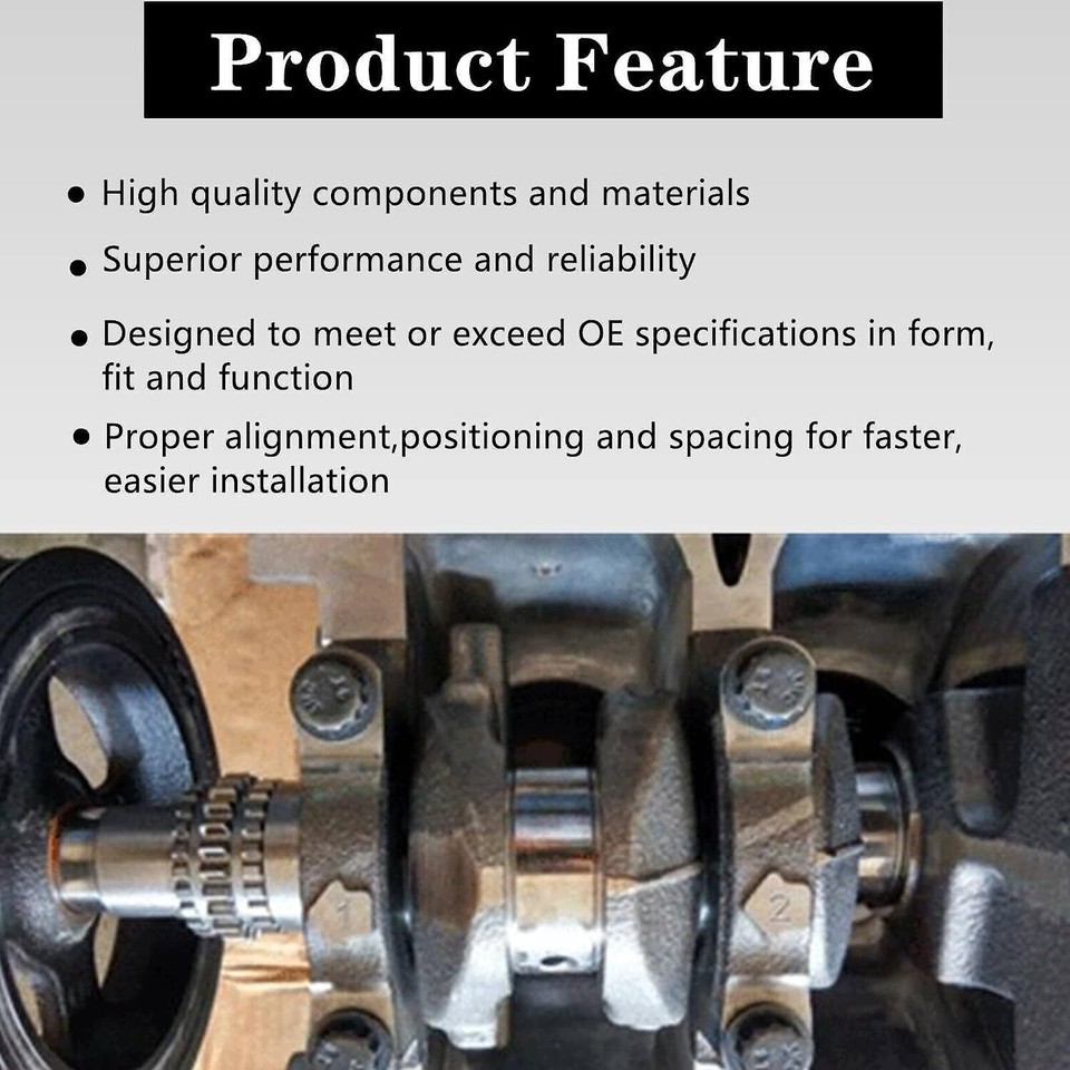 Engine Crankshaft Rods Bearing Set for Hyundai Elantra Kia Forte G4NA ...