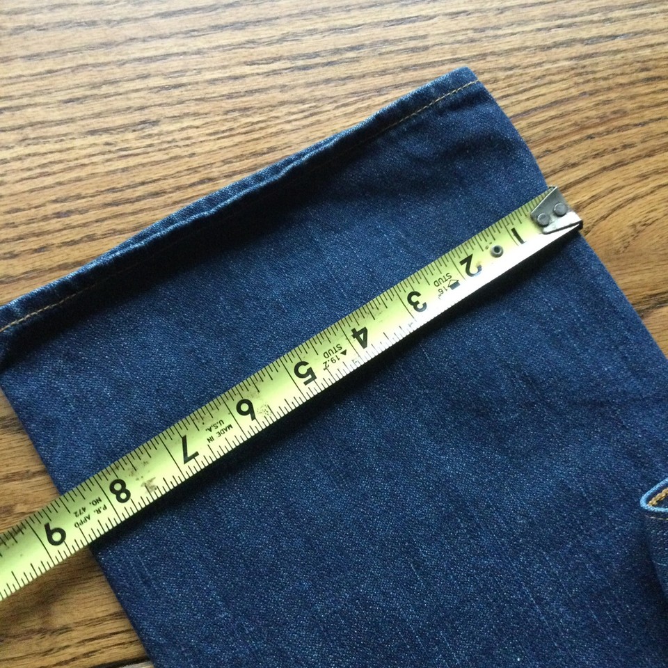 TRUE RELIGION MEN RICKY BIG T Cowboy Boot Strat Cut JEANS SZ 30X34 BLUE ...