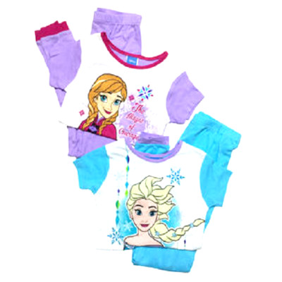 DISNEY FROZEN PURPLE ANNA OR BLUE ELSA PANTS & SHIRT PAJAMAS SET SIZE 8 ...