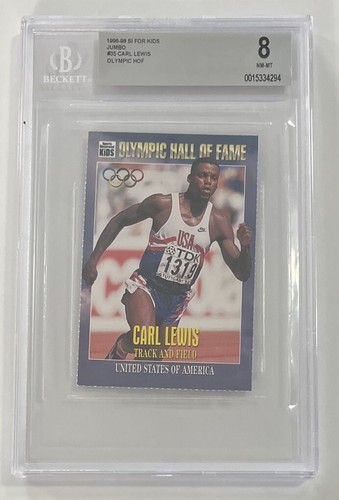 CARL LEWIS Rare Sports Illustrated For Kids SI USA Track BGS 8 | eBay