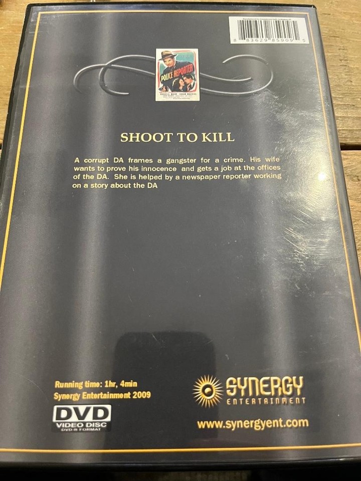 DVD: SHOOT TO KILL: SYNERGY ARCHIVES SERIES: RUSSELL WADE / SUSAN ...