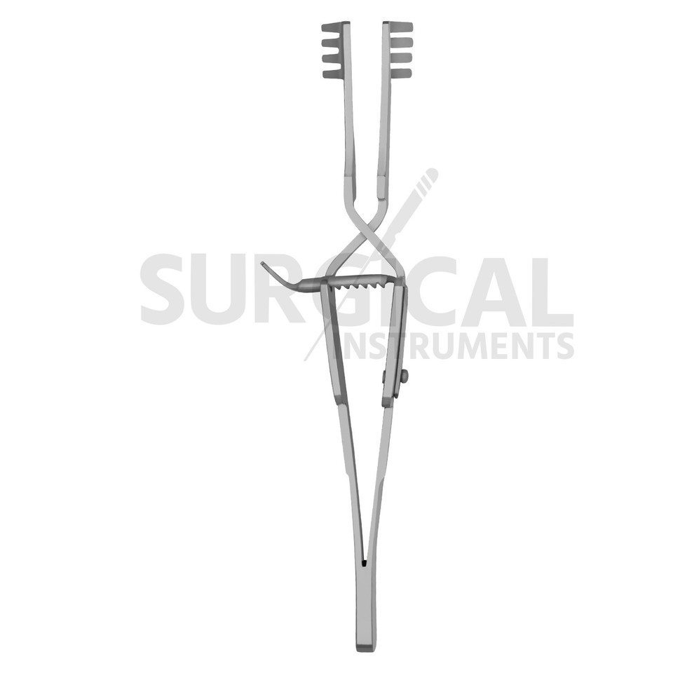 Automatic (Cross Action) Skin Retractor 4" Blunt Stainless Steel German ...