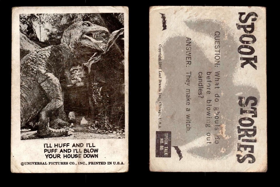 1961 Spook Stories Series 2 Leaf Vintage Trading Cards You Pick Singles ...