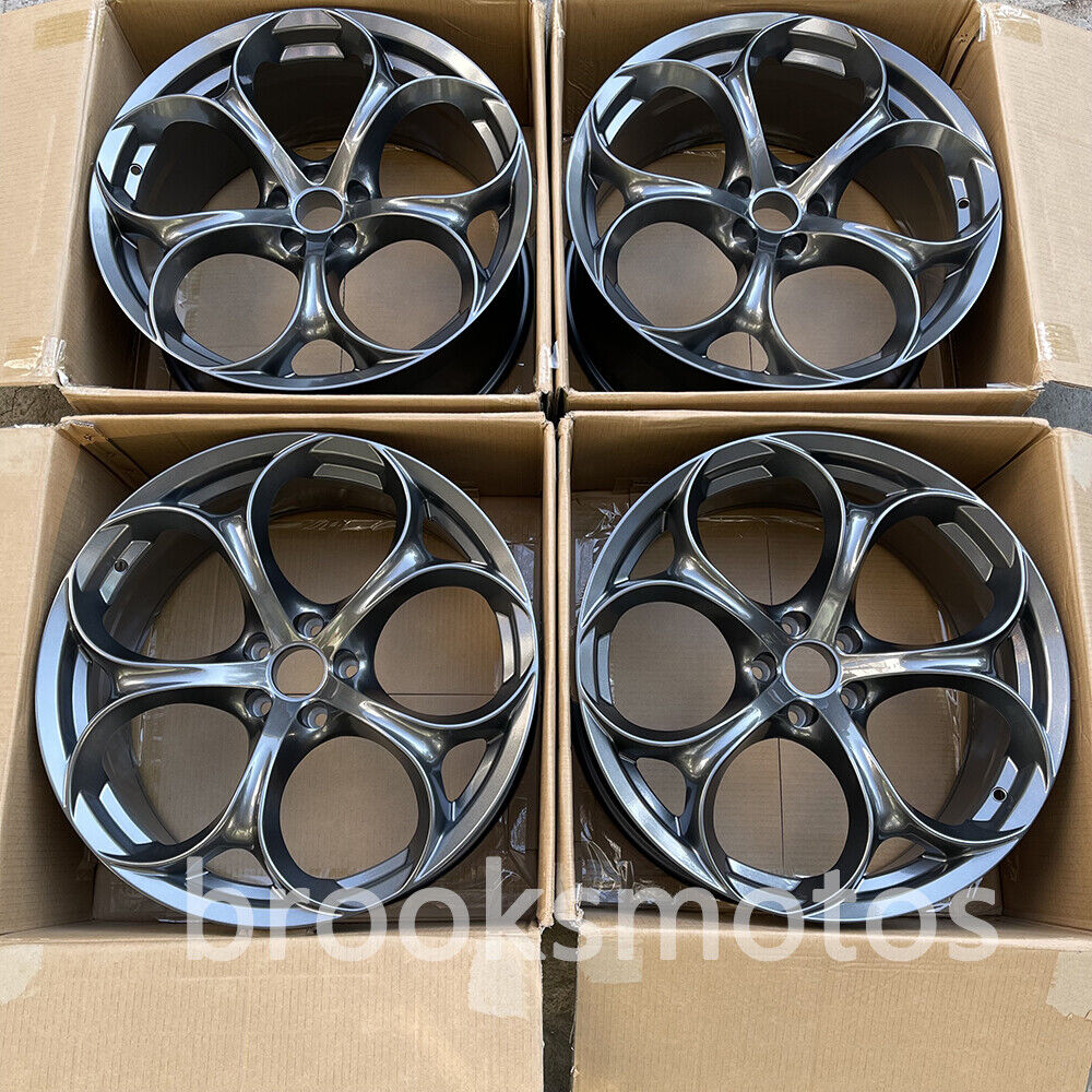 FOR ALFA ROMEO GIULIA 19" DRAK GRAY WHEELS RIMS 19X8 SET OF 4 | eBay