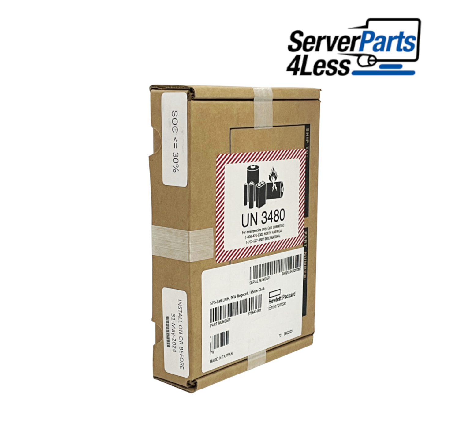 878643-001 HP 96W SMART STORAGE BATTERY WITH 145MM CABLE P01366-B21 ...