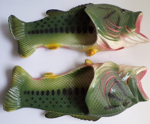 Rivers Edge Bass Fish Sandals 11/12 M Slides Outdoor Shoes | eBay