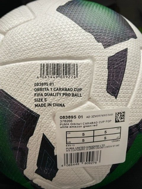 Official FIFA Pro quality Puma Orbita 1 Carabao Cup Final football | eBay UK