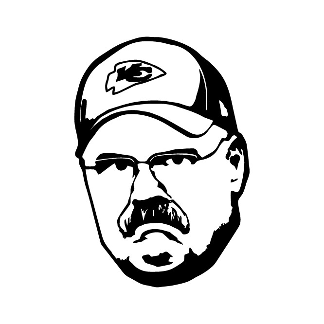Andy Reid VINYL DECAL Kansas City Chiefs - football - bumper sticker ...