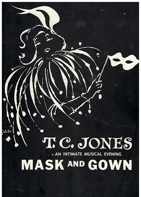 Vintage Souvenir Program Mask and Gown T. C. Jones | eBay