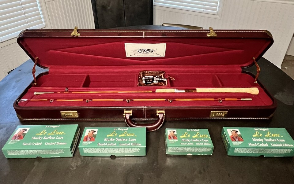 LeLure Legend Musky Collector's Custom & Numbered Rod; Reel; Case ...