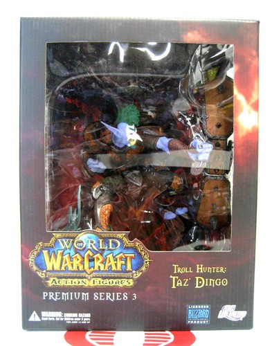 World of Warcraft Action Figure Troll Hunter Taz Dingo DC Unlimited NIB ...