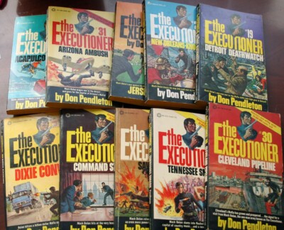 THE EXECUTIONER by Don Pendleton Lot 10 Vintage Paperbacks First ...