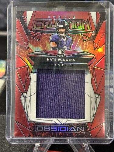 2024 Obsidian Fotl Nate Wiggins Rookie Patch Eruption 06/75 | eBay