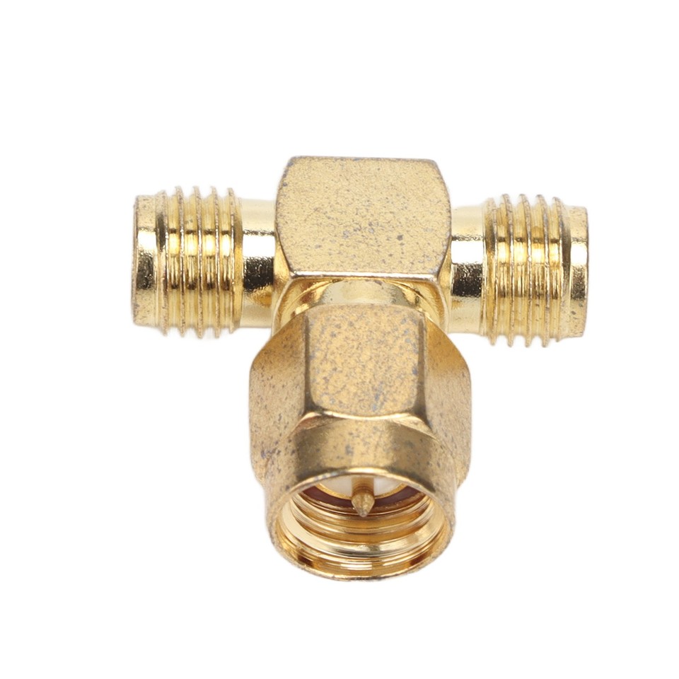 | 10 Pcs SMA Tee Adapter Wide Bandwidth OFC Radio Frequency Adapter SMA ...