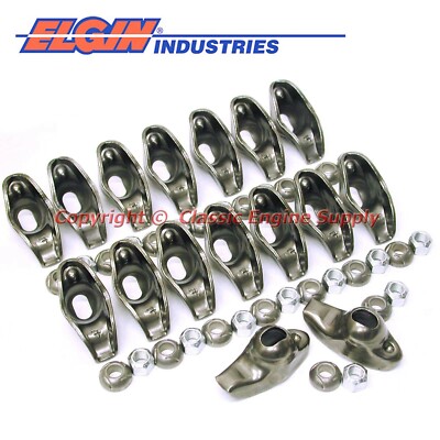 New Long Slot Rocker Arm Set 1966-1990 Chevy bb 454 427 402 396 366 | eBay