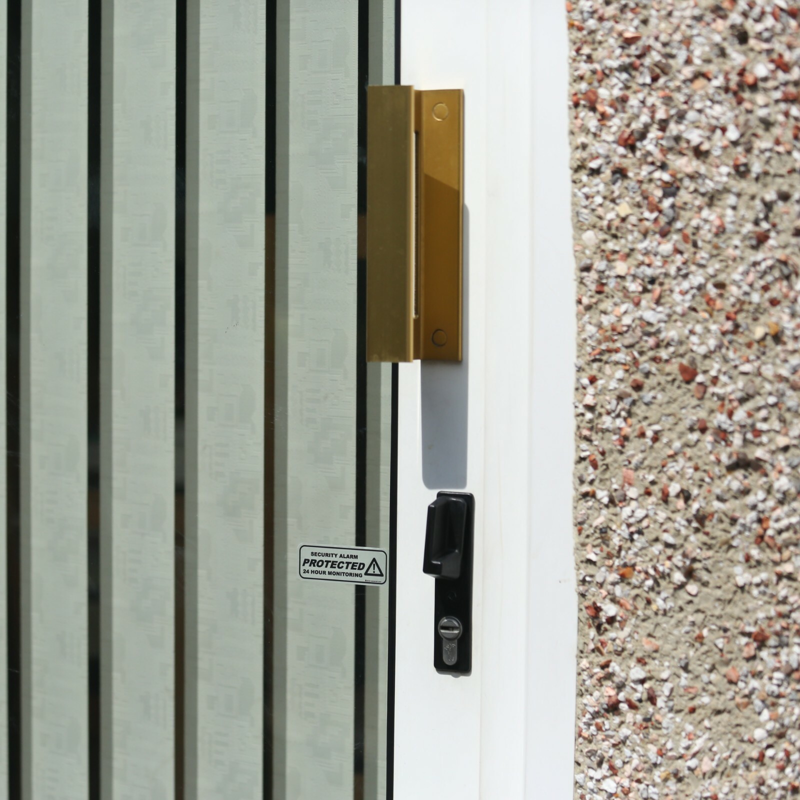 2 X Protected Window Stickers Security Alarm 24h Monitoring Warning ...