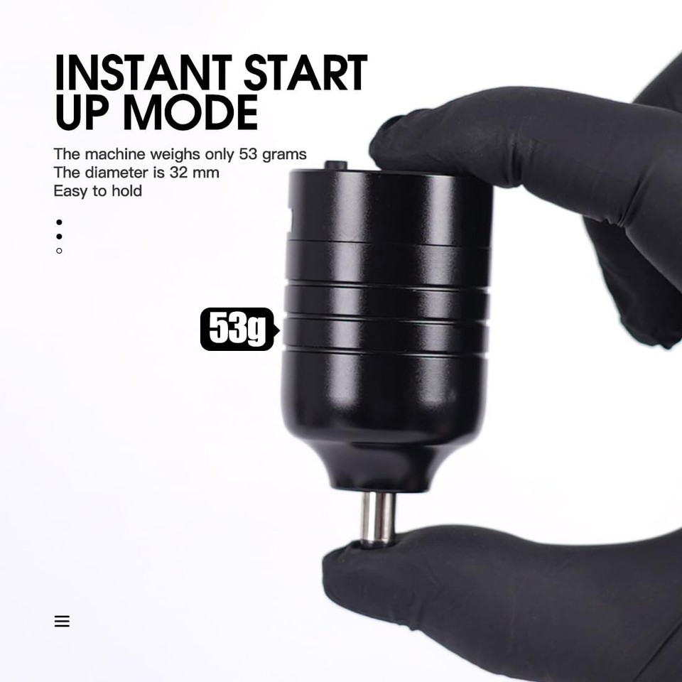 Dragonhawk Wireless Cartridge Tattoo Machine Kit Pen Rotary Tattoo ...