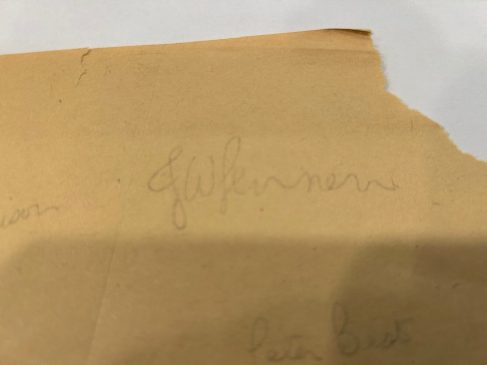 SIGNED Early BEATLES AUTOGRAPH Paper 1960 Or 1961 Lennon McCartney Rare ...