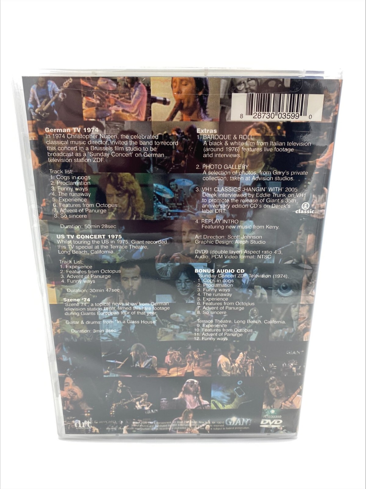 Gentle Giant - Giant on the Box Limited Edition DVD/CD (DVD, 2005, 2 ...