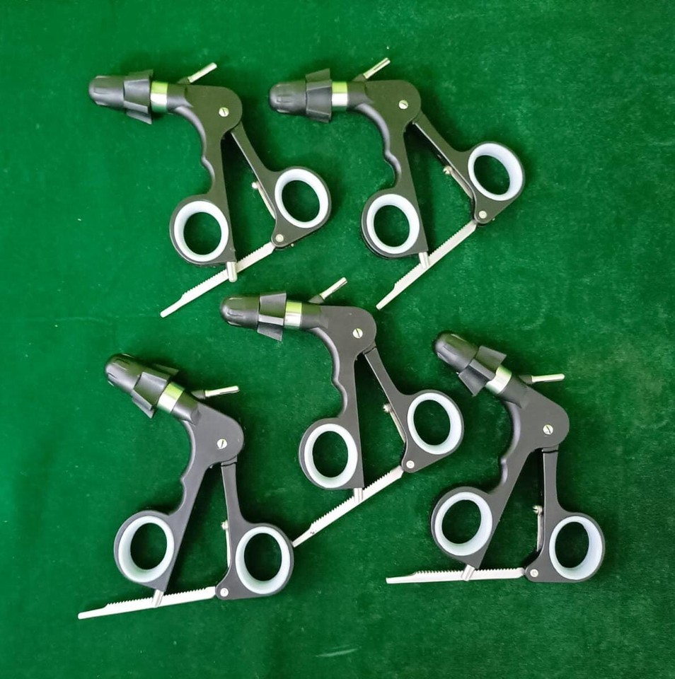 5pc Laparoscopic Ratchet Handle 5mm For Grasping Forceps Surgical ...