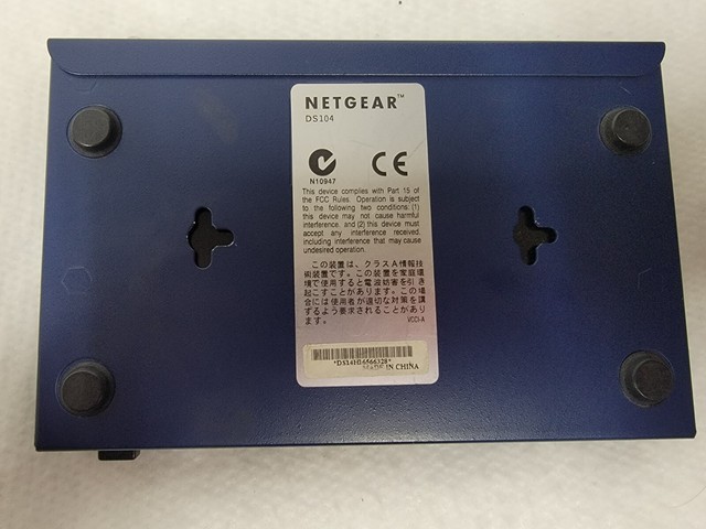 Netgear DS104 4-Port 10/100 Dual Speed Hub for sale online | eBay