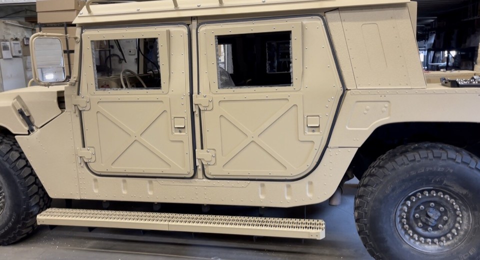 Military Humvee Tactical Running Boards | Unpainted | Aftermarket ...