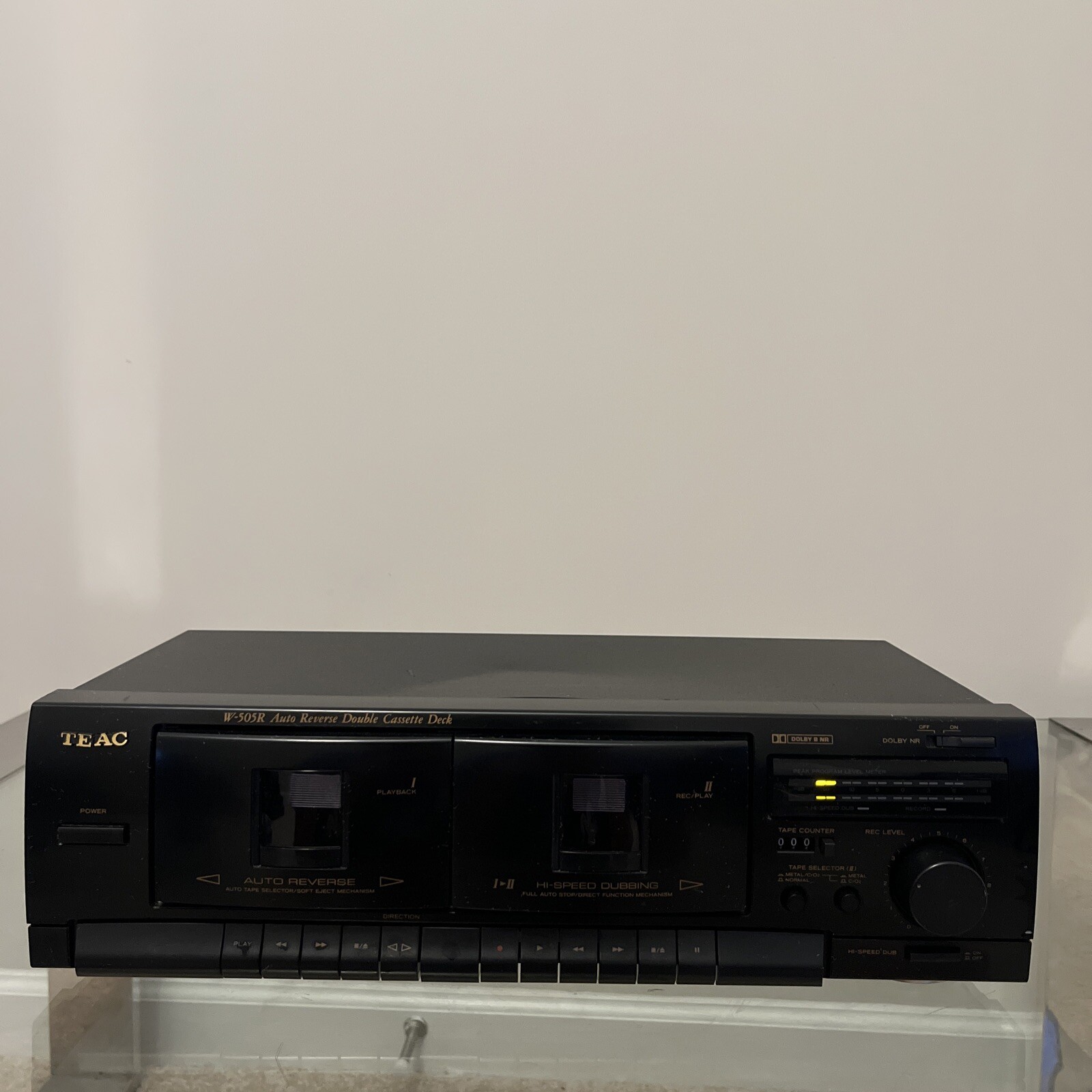 TEAC Model W-505R - Dual Audio Cassette Player & Recorder Auto-Reverse ...