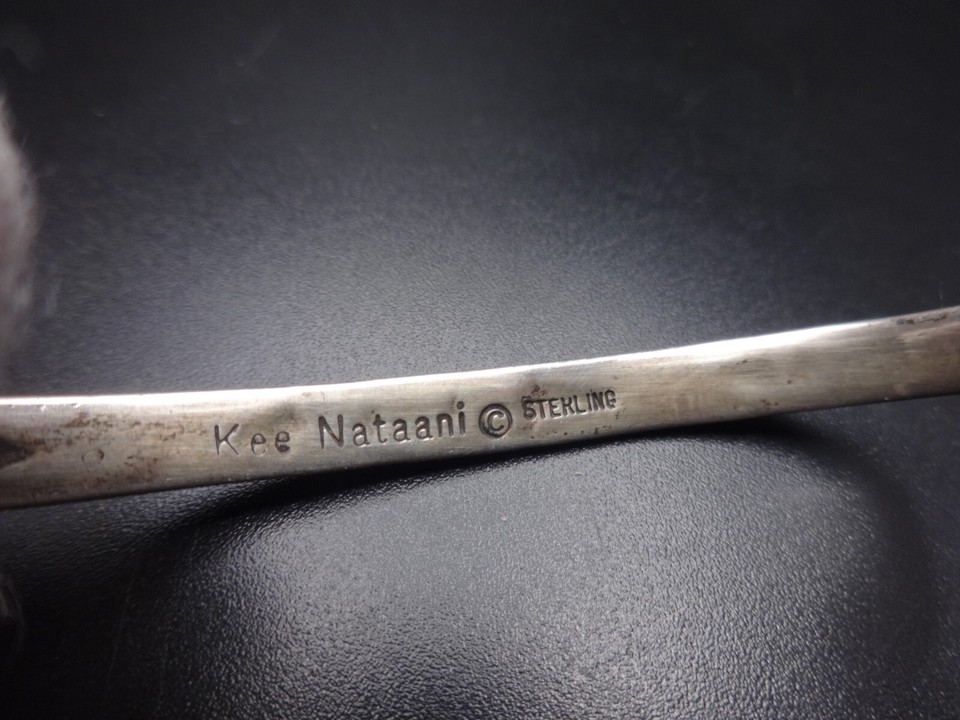 Kee Nataani Navajo Hand Stamped Sterling Silver Cuff Bracelet | eBay
