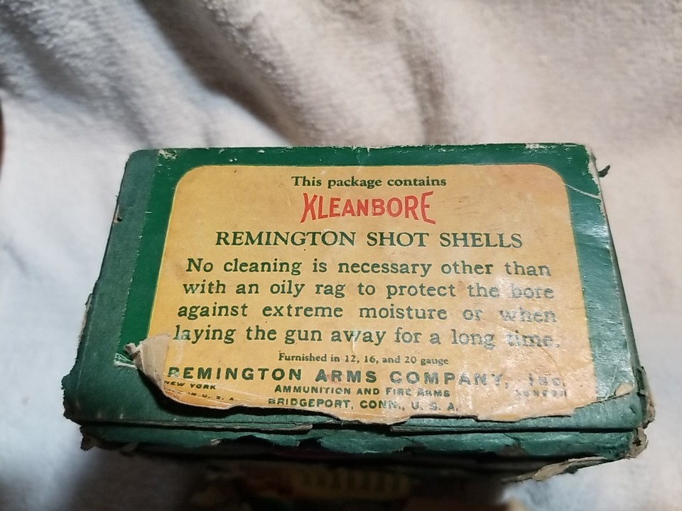 Vintage Remington Shur Shot Shells 12 Ga EMPTY BOX | eBay