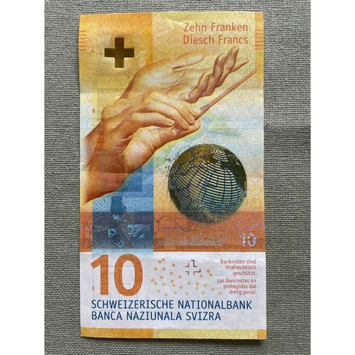 Swiss 10 Francs circulated Banknote Franc bill Switzerland CHF | eBay