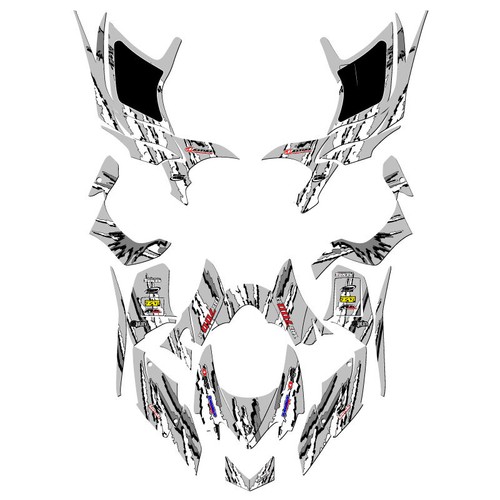 All Years TRX 700XX SHREDDER Grey Senge Graphics Kit Compatible with ...