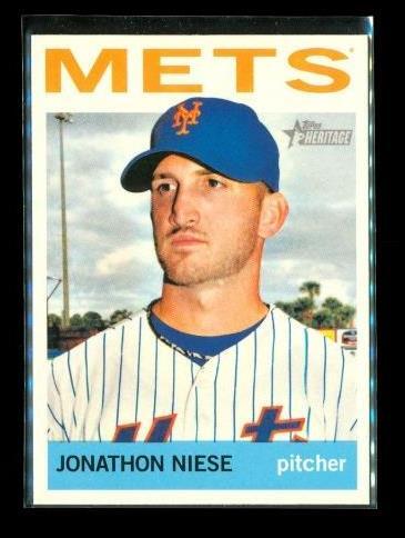2013 TOPPS HERITAGE Baseball Trading Card #84 JONATHON NIESE New York ...