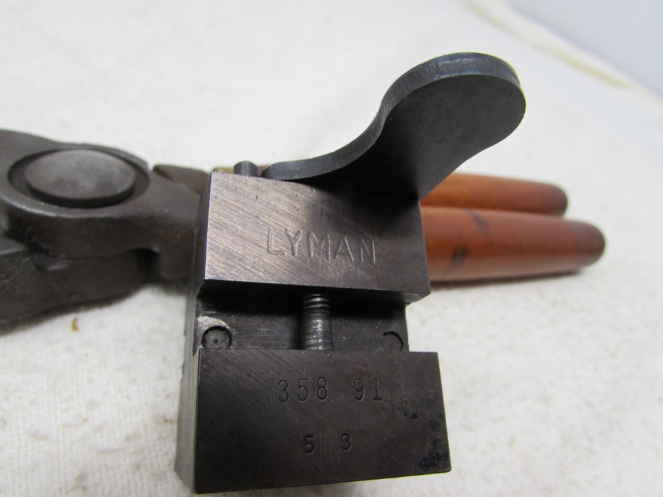 Lyman 35891 38 Cal. 150 Gr. WC 2 Cavity Bullet Mould Mold & Handle | eBay