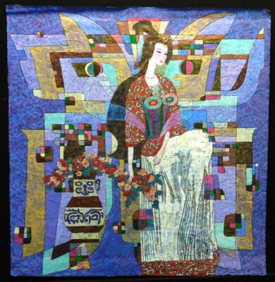 Lin Chong Original Acrylic Painting Rice Paper Untitled Hand Signed ...