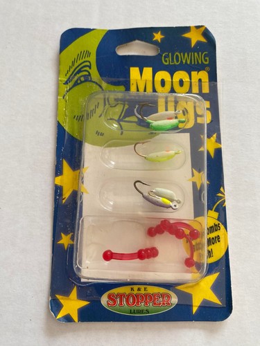 K & E Stopper Lures Glowing Moon Jigs ( 8 pieces ) Anise Bombs catch ...