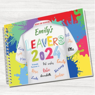 A5 Notebook School Leavers Book Personalised A5 Leavers Book End Of ...