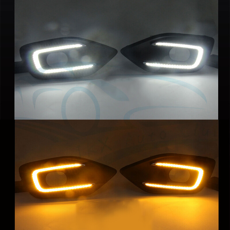 LED Daytime Running Light DRL W/Turn Signal x For Suzuki Swift Concept ...