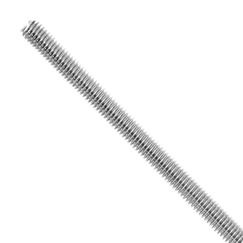 Qlvily 2 Packs 304 Stainless Steel 3/8"-16 Thread Fully Threaded Rods ...
