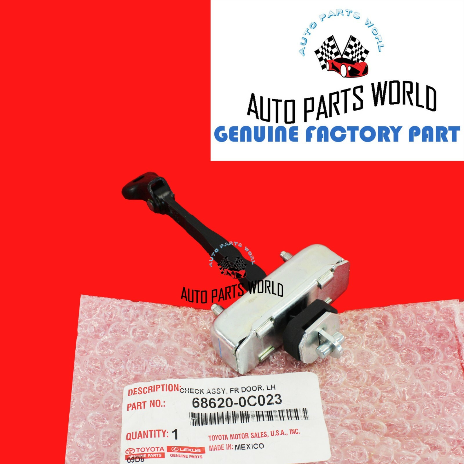 GENUINE OEM TOYOTA 07-21 TUNDRA 08-22 SEQUOIA LEFT FRONT DOOR CHECK ...