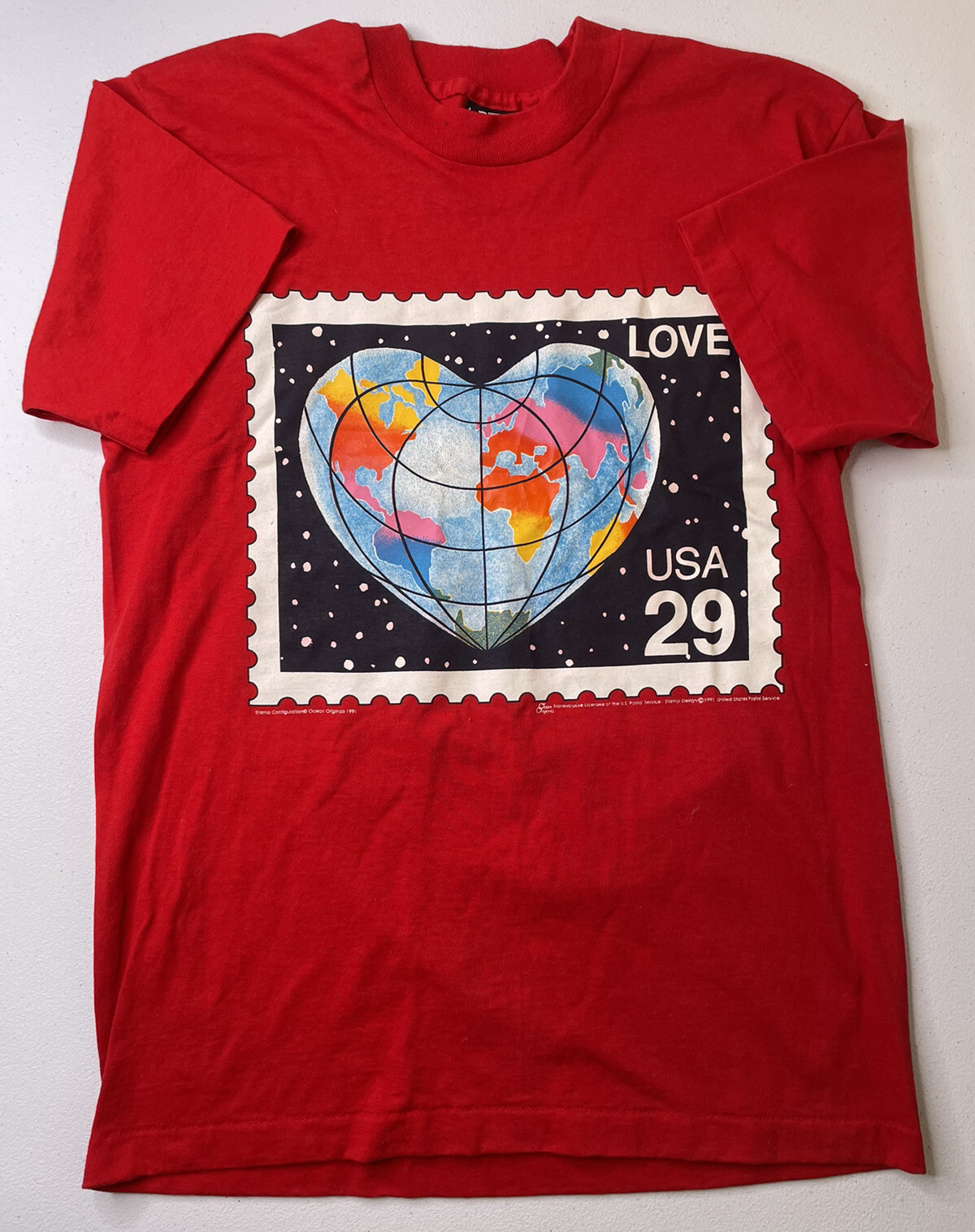 Vintage 1991 USPS Postal Stamp Love Heart Design USA … - Gem