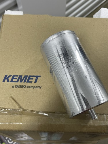 Kemet Capacitor Film 100uF 600V PP 5% (76 X 138mm) Stud Mount Aluminum ...