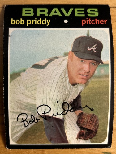 1971 Topps Bob Priddy Baseball Card #147 Braves Pitcher Low-Grade | eBay