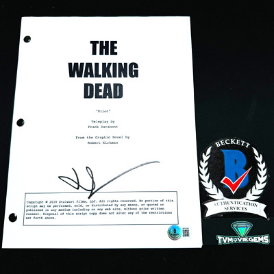 NORMAN REEDUS SIGNED THE WALKING DEAD PILOT EPISODE SCRIPT w/ BECKETT ...
